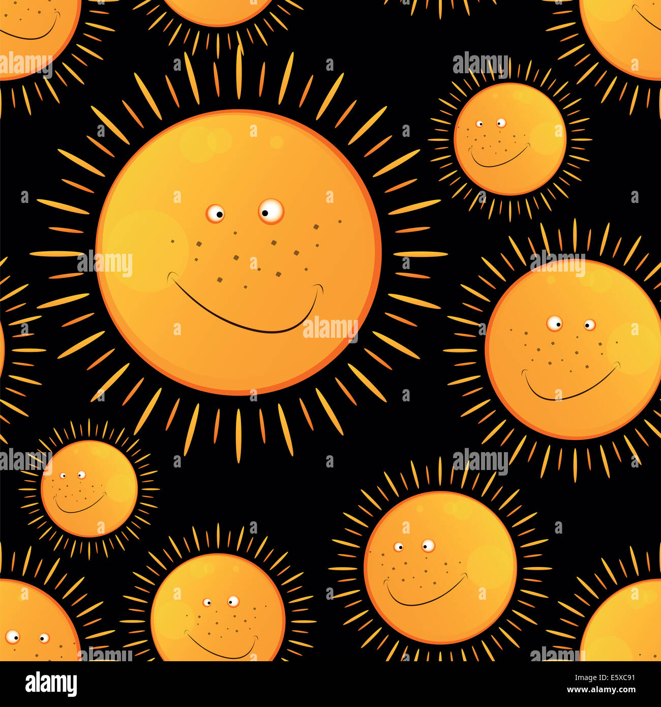 Smiling funny cartoon sun hi-res stock photography and images - Alamy