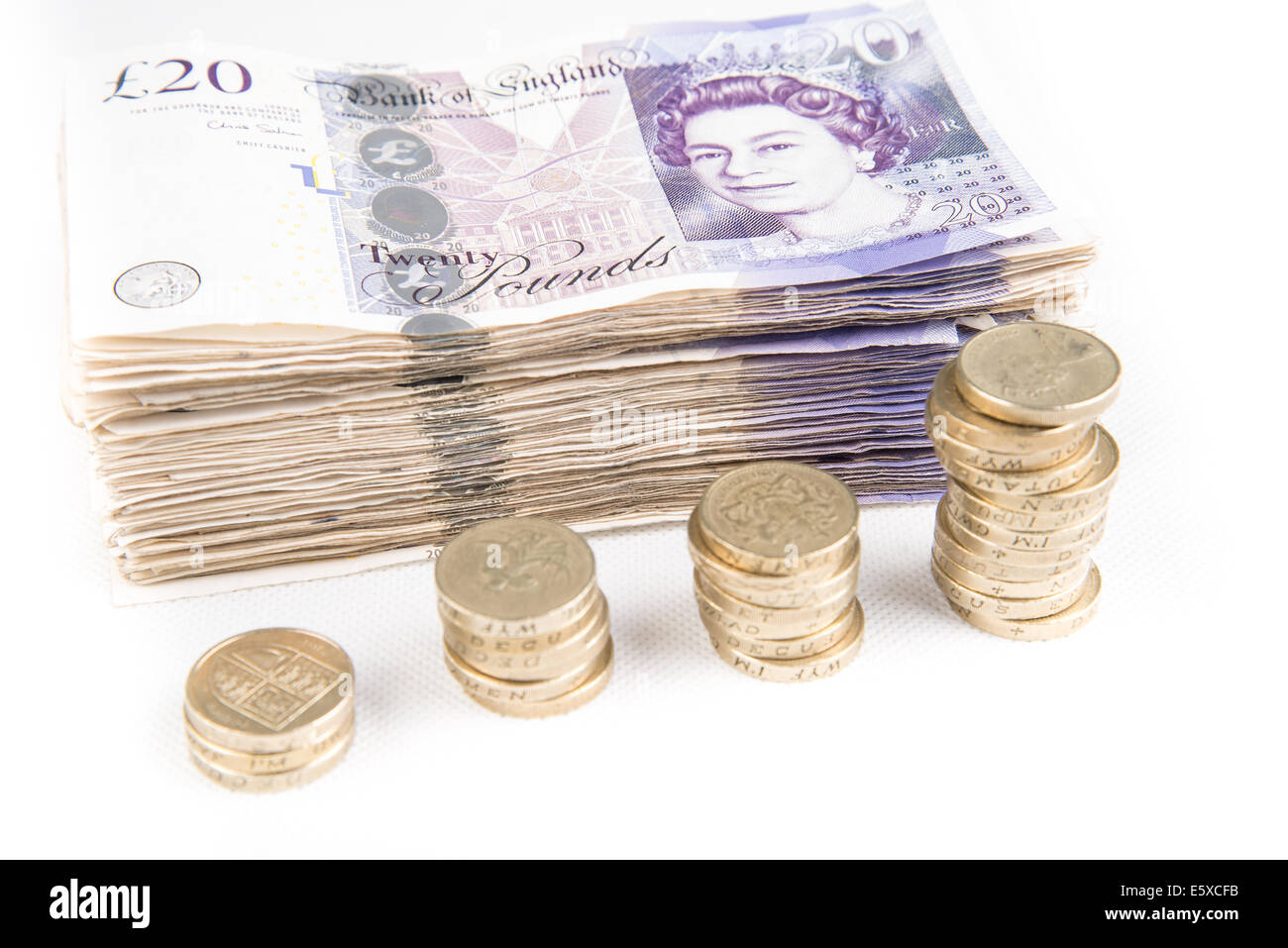 British pound sterling money Stock Photo - Alamy