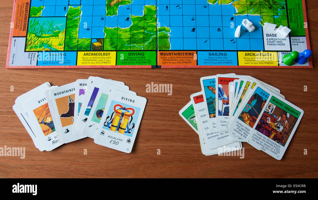 Exploration Board Game by Waddingtons Stock Photo - Alamy