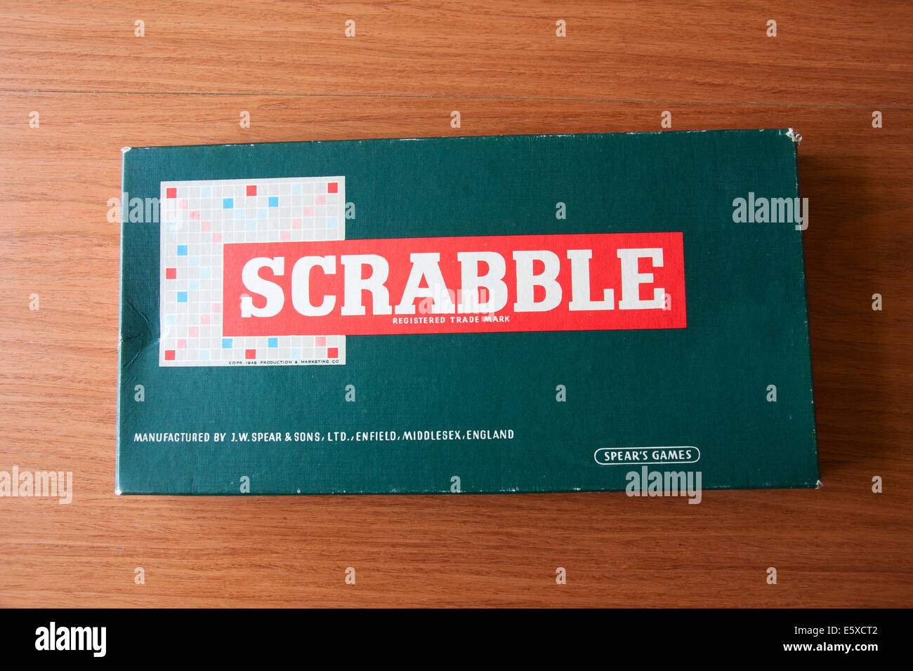 Scrabble Board Game Stock Photo - Alamy