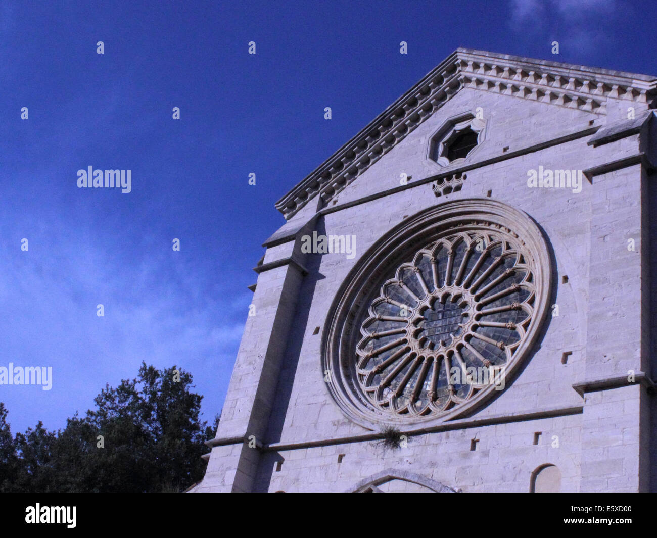 monumental complex of Fossanova Abbey , Italy Stock Photo - Alamy