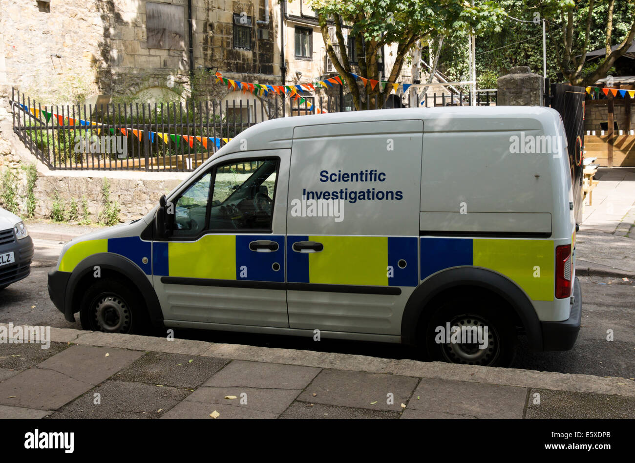 An Avon and Somerset Police Scientific Investigations Van in Bath ...