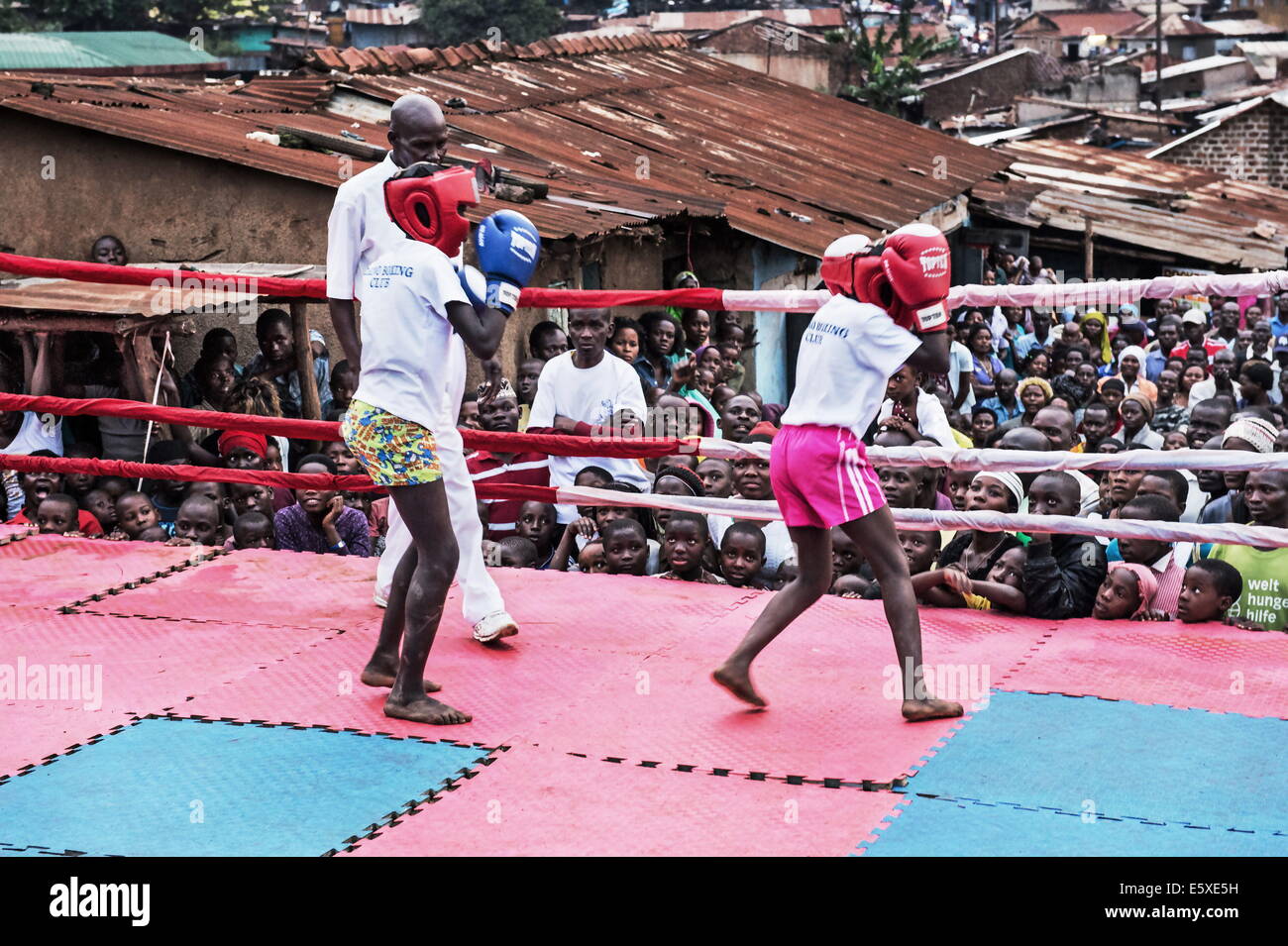 Female boxing uganda hi-res stock photography and images - Alamy