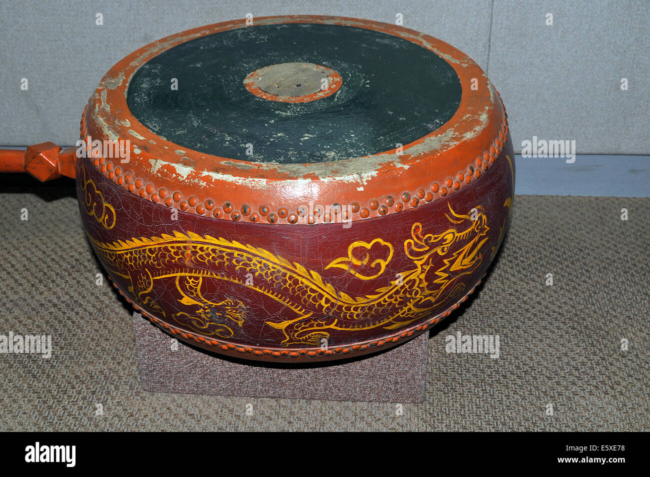ancient drum, Drum tower museum, Xi'An,China Stock Photo - Alamy