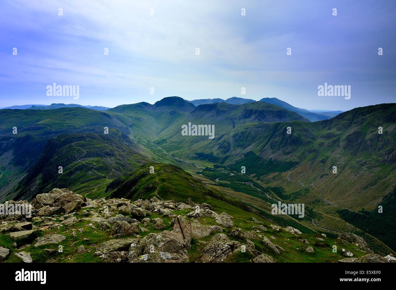 The Head of the Ennerdale Valley Stock Photo - Alamy