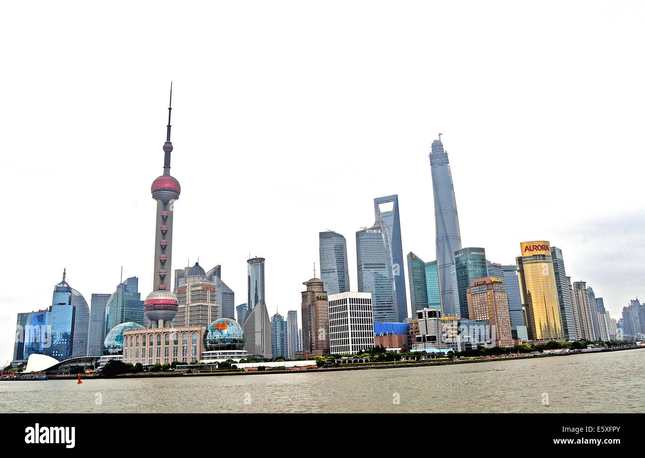 skyline Pudong Shanghai China Stock Photo - Alamy