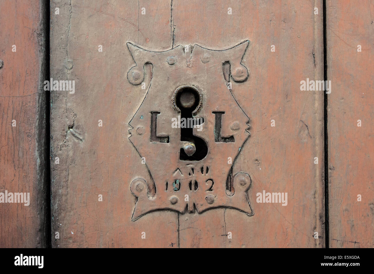 Retro lock hi-res stock photography and images - Alamy