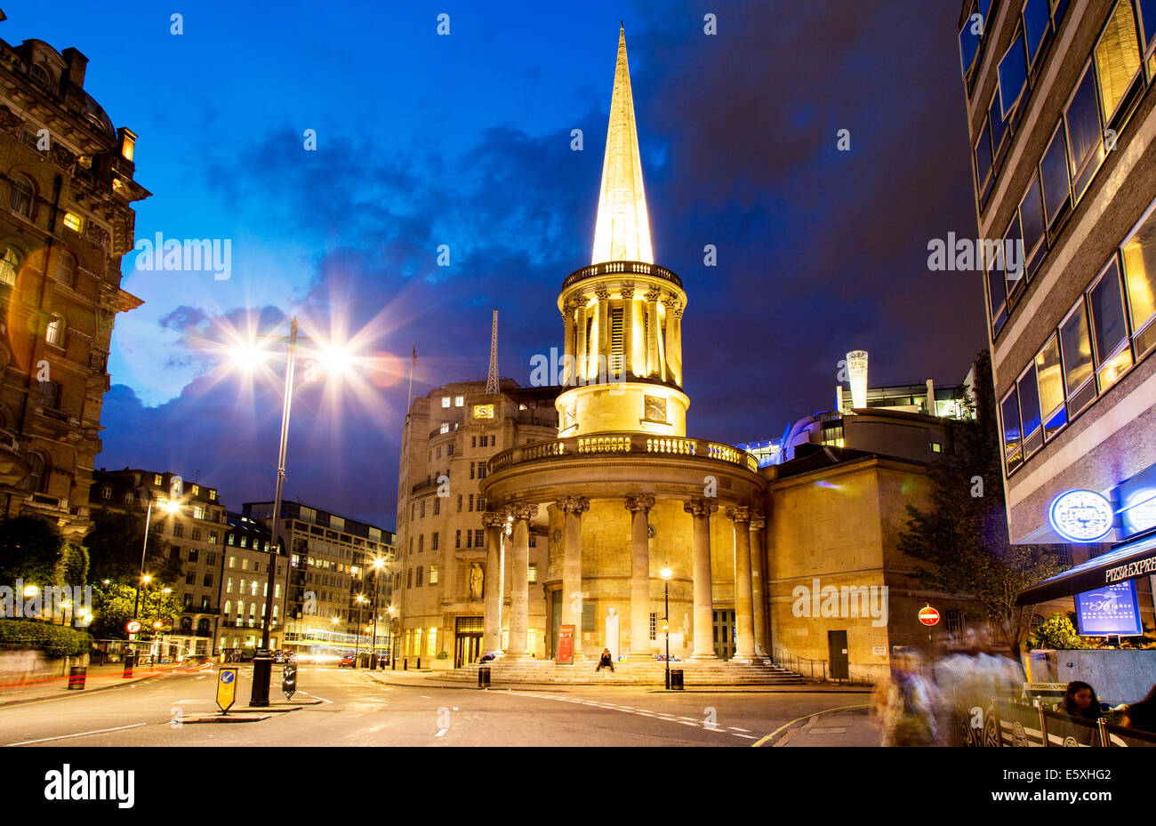 All Souls Langham Place London High Resolution Stock Photography and ...