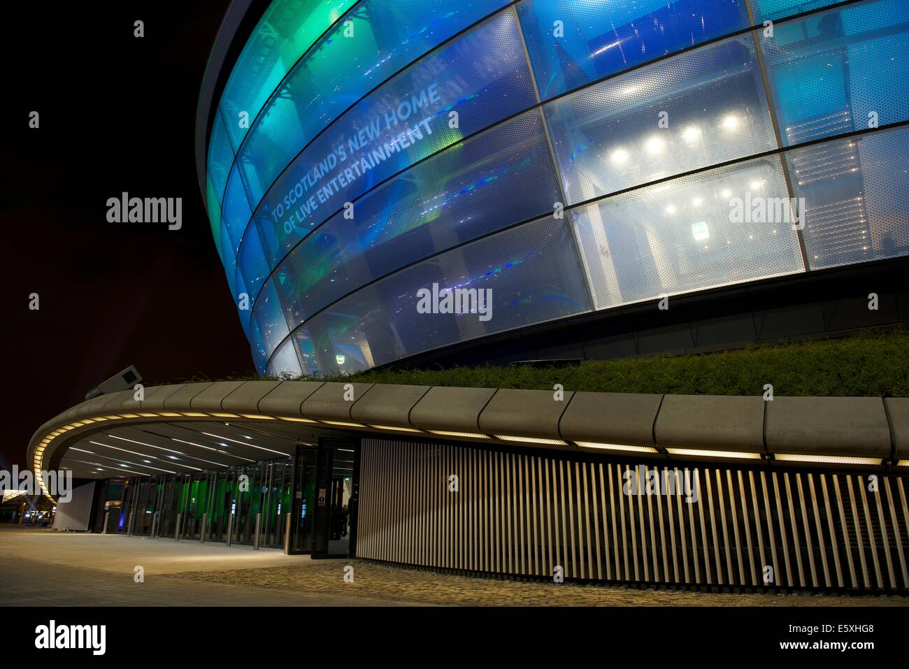 Entrance to the Hydro Arena, SECC, Glasgow Stock Photo - Alamy