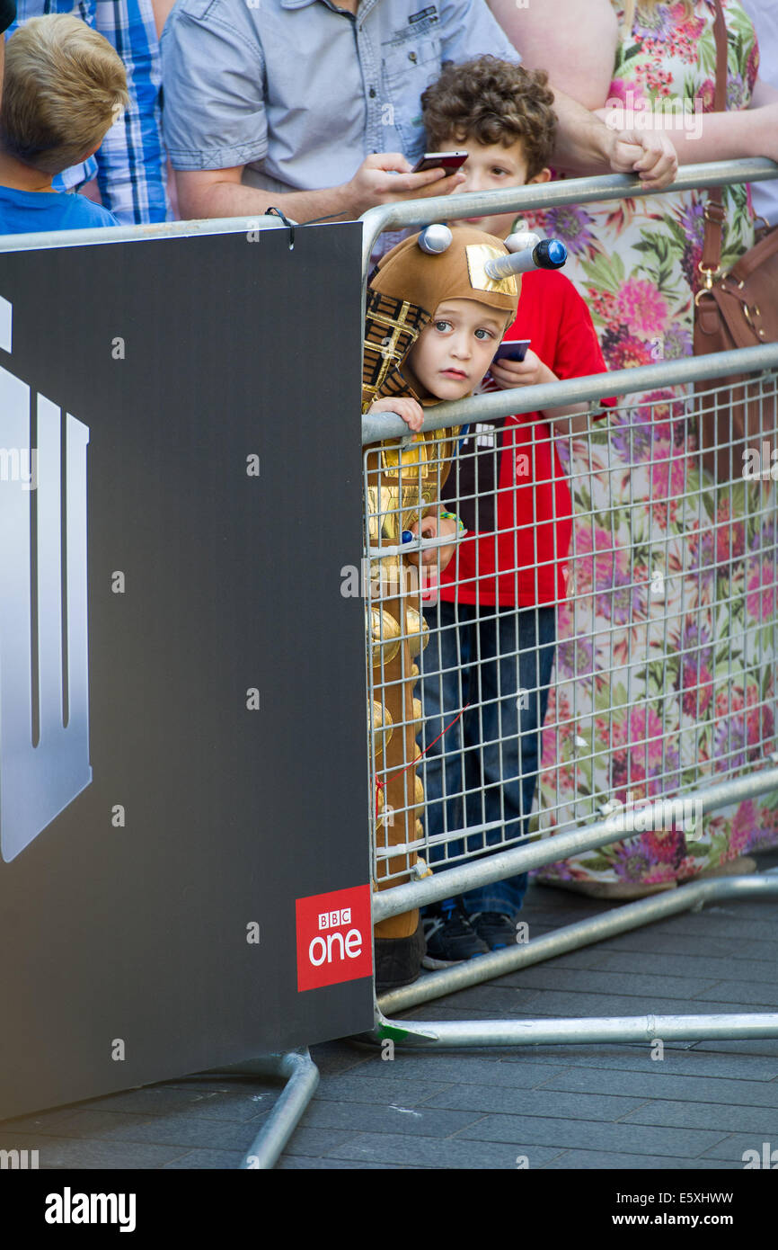 CARDIFF, UK. 7th August 2014. The new series of Doctor Who has its ...