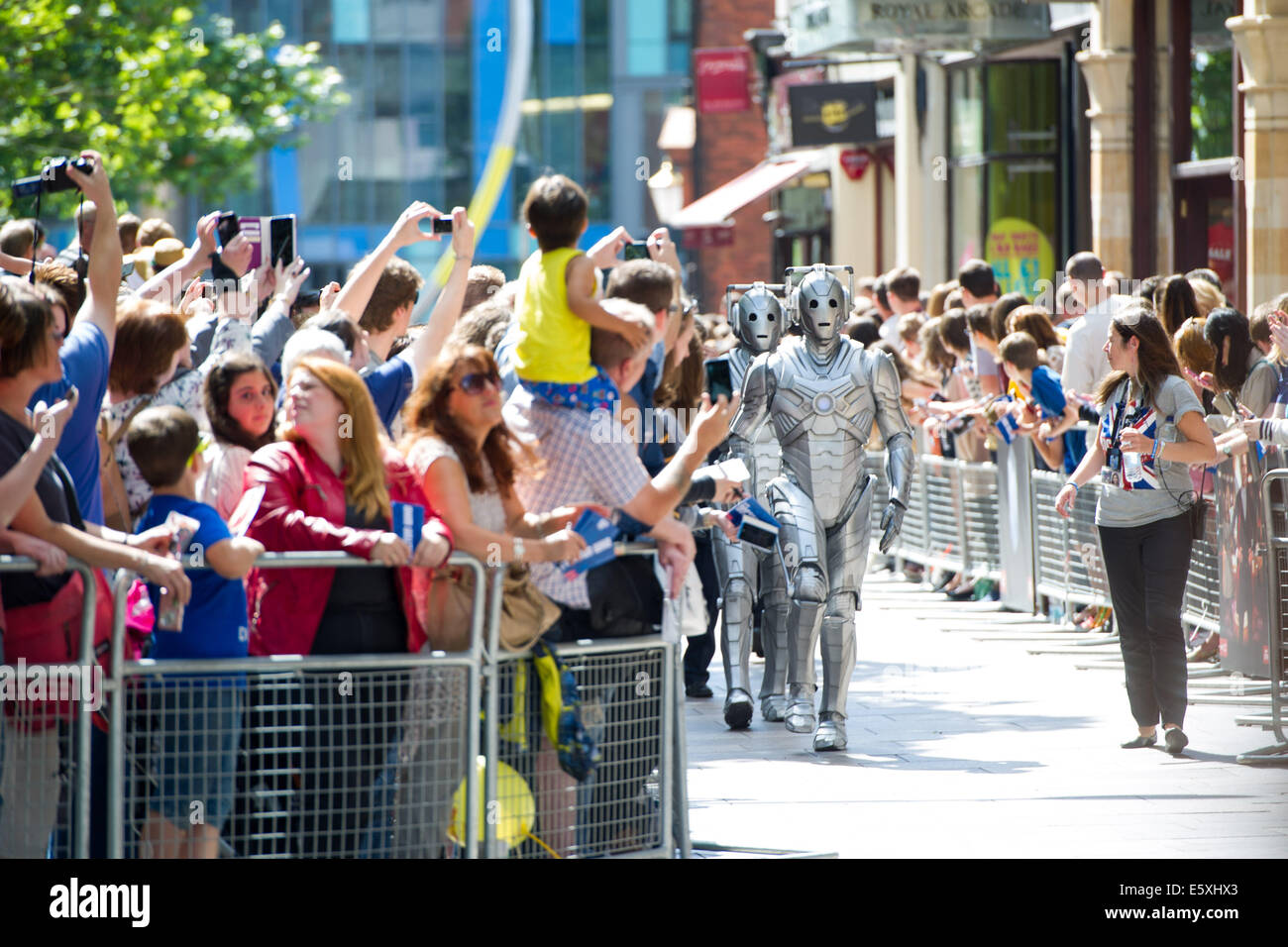 CARDIFF, UK. 7th August 2014. The new series of Doctor Who has its ...