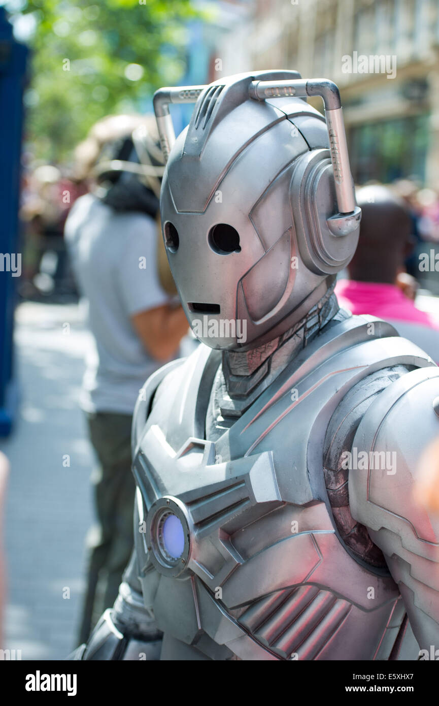 CARDIFF, UK. 7th August 2014. The new series of Doctor Who has its ...