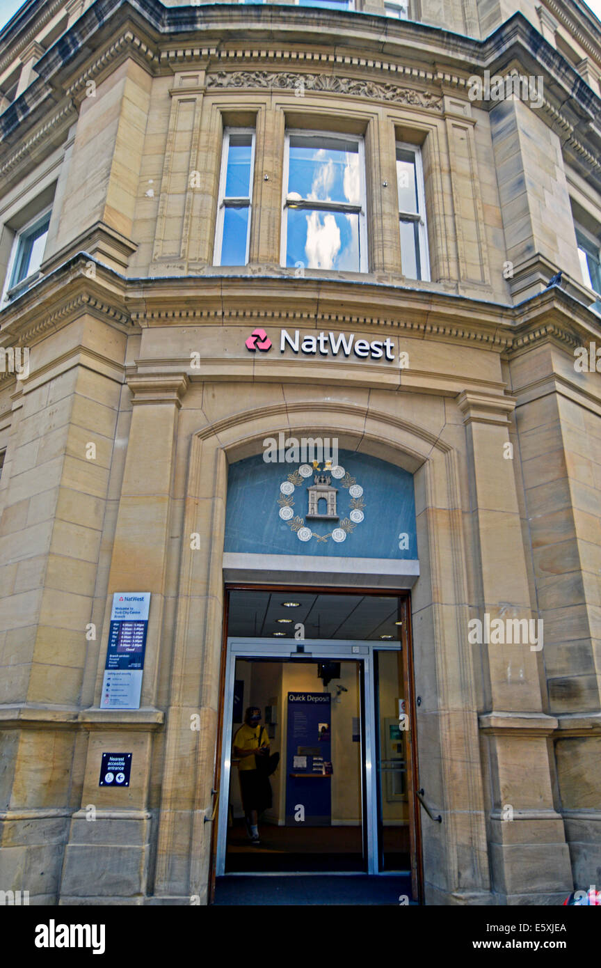 Exterior of Natwest Bank, York, North Yorkshire, England, United ...