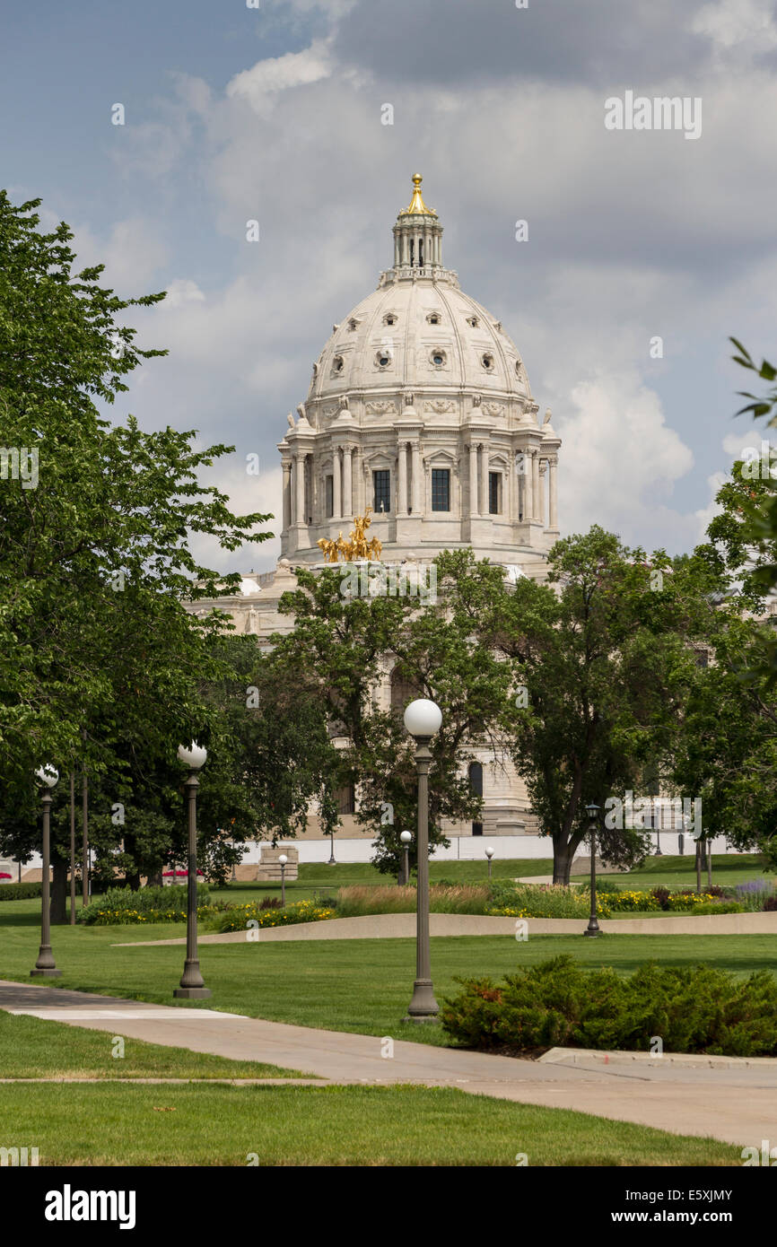 Minnesota State Capitol building, St Paul, Minnesota, USA Stock Photo ...