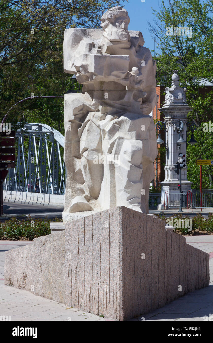 abstract sculpture in white stone Stock Photo - Alamy