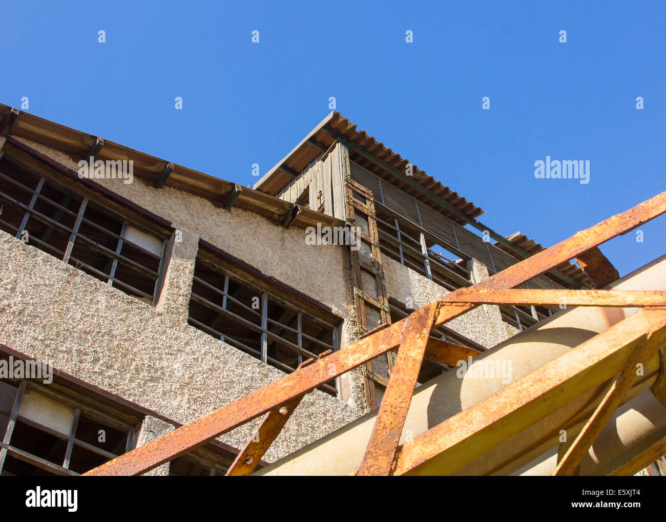 old factory abandoned coal processing Stock Photo - Alamy