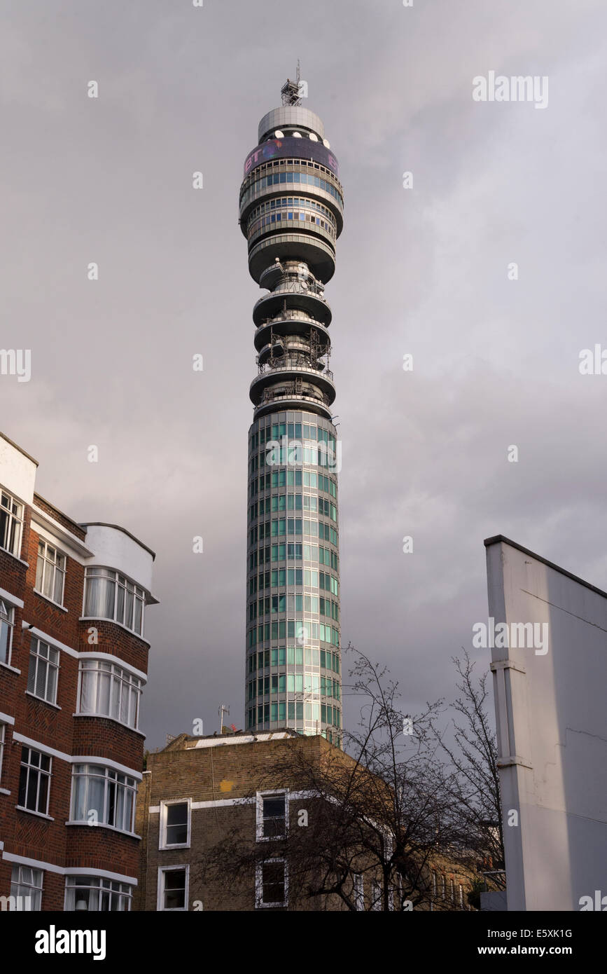 British Telecom tower, London Stock Photo - Alamy