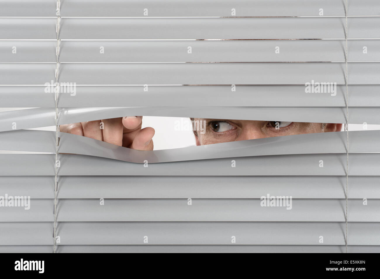 Man peeping window hi-res stock photography and images - Alamy