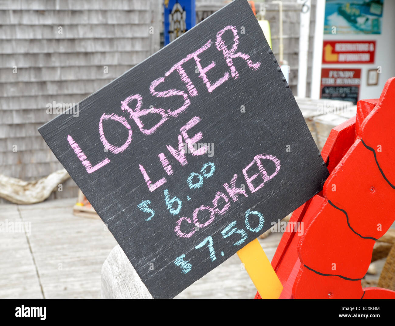 Lobster sign hi-res stock photography and images - Alamy