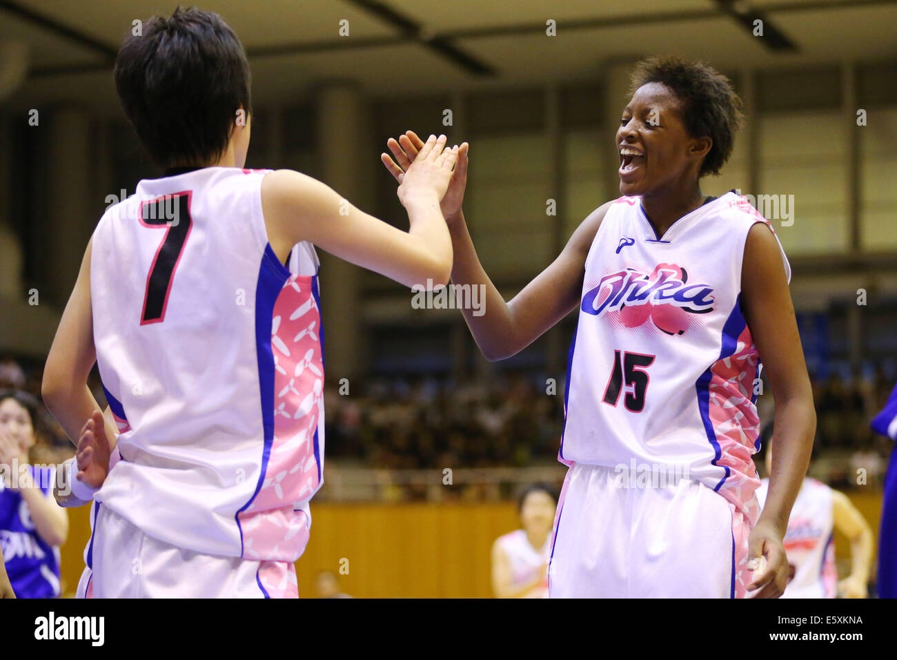 Yachiyo city gymnasium, Chiba, Japan. 7th Aug, 2014. Stephanie Mauri ...