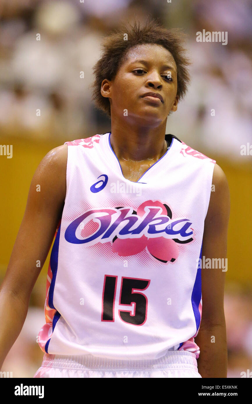 Yachiyo city gymnasium, Chiba, Japan. 7th Aug, 2014. Stephanie Mauri ...