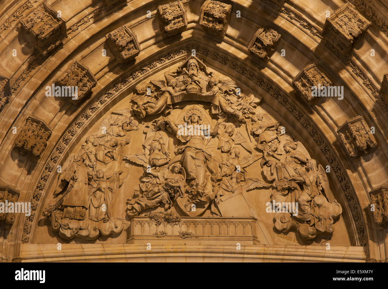 Virgin tympanum hi-res stock photography and images - Alamy