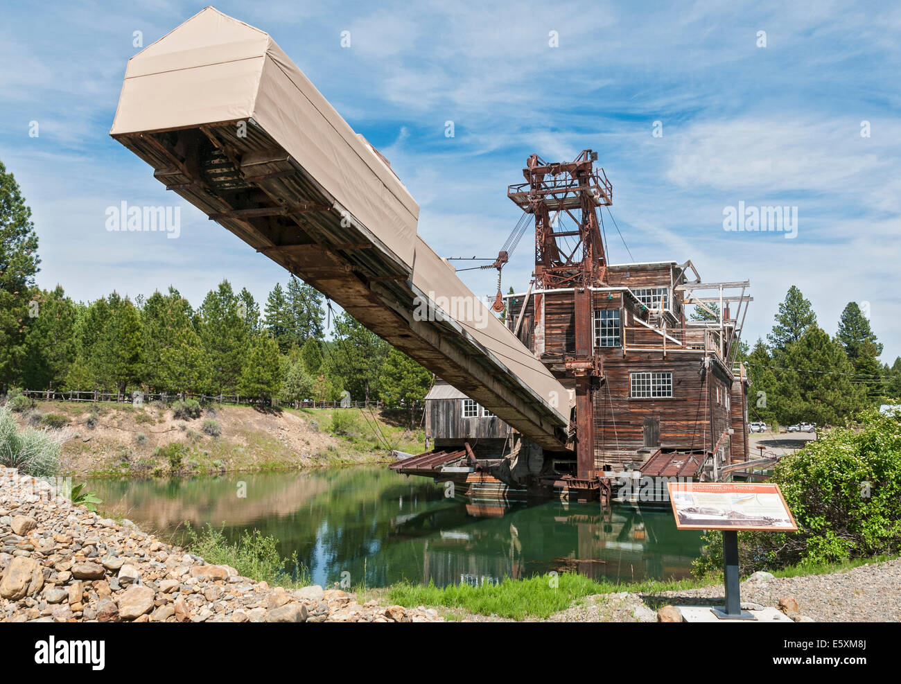 Oregon, Sumpter, Sumpter Dredge, gold dredge operated 1935-1954 Stock ...