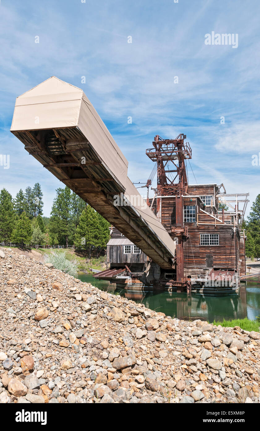 Oregon, Sumpter, Sumpter Dredge, gold dredge operated 1935-1954 Stock ...