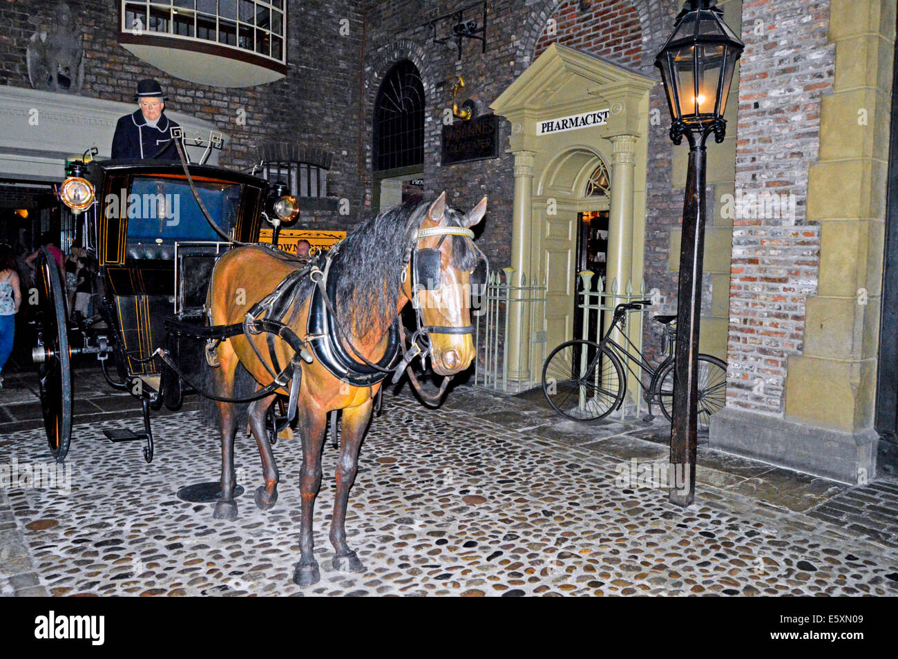 View of Kirkgate, a recreated Victorian Street at the York Castle ...