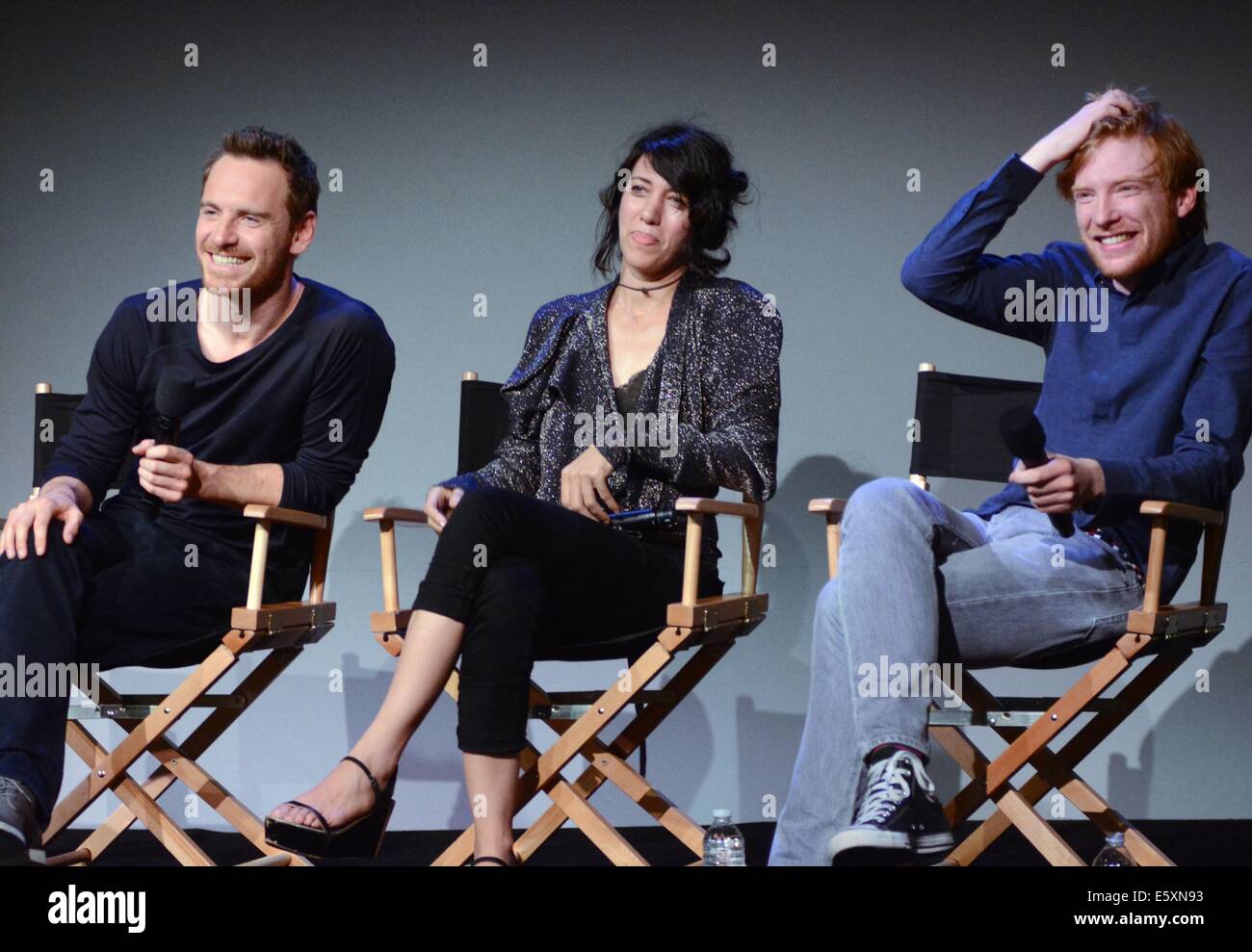 New York, NY, USA. 7th Aug, 2014. Michael Fassbender, Carla Azar ...