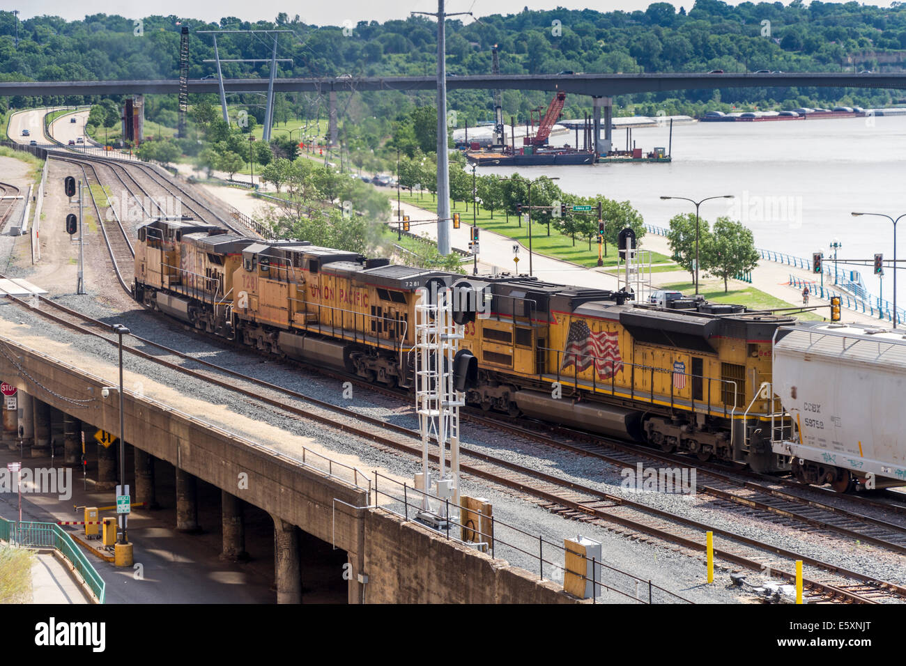 Goods train hi-res stock photography and images - Alamy