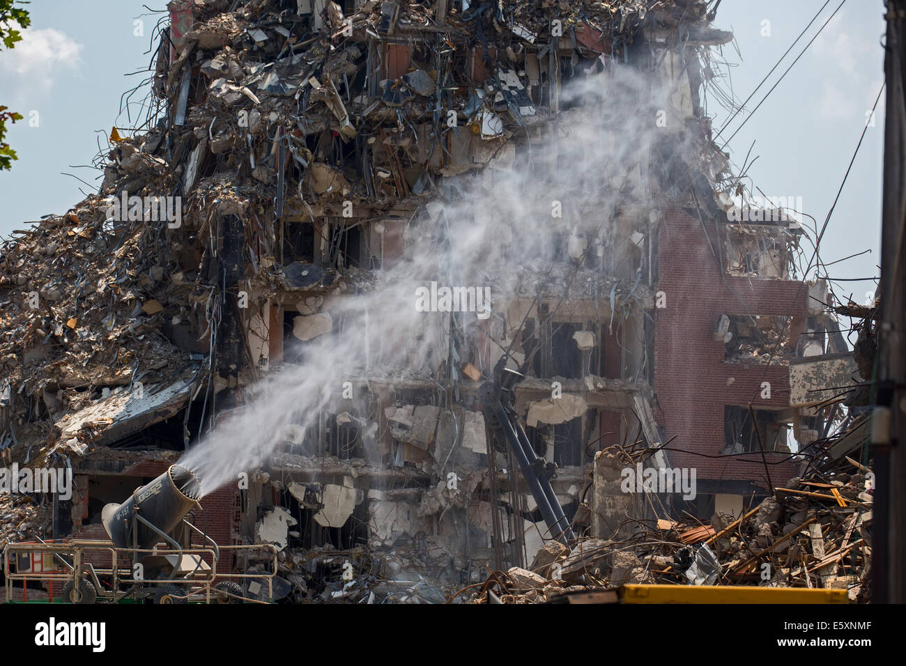 Detroit, Michigan - Demolition of the Brewster-Douglass public housing ...