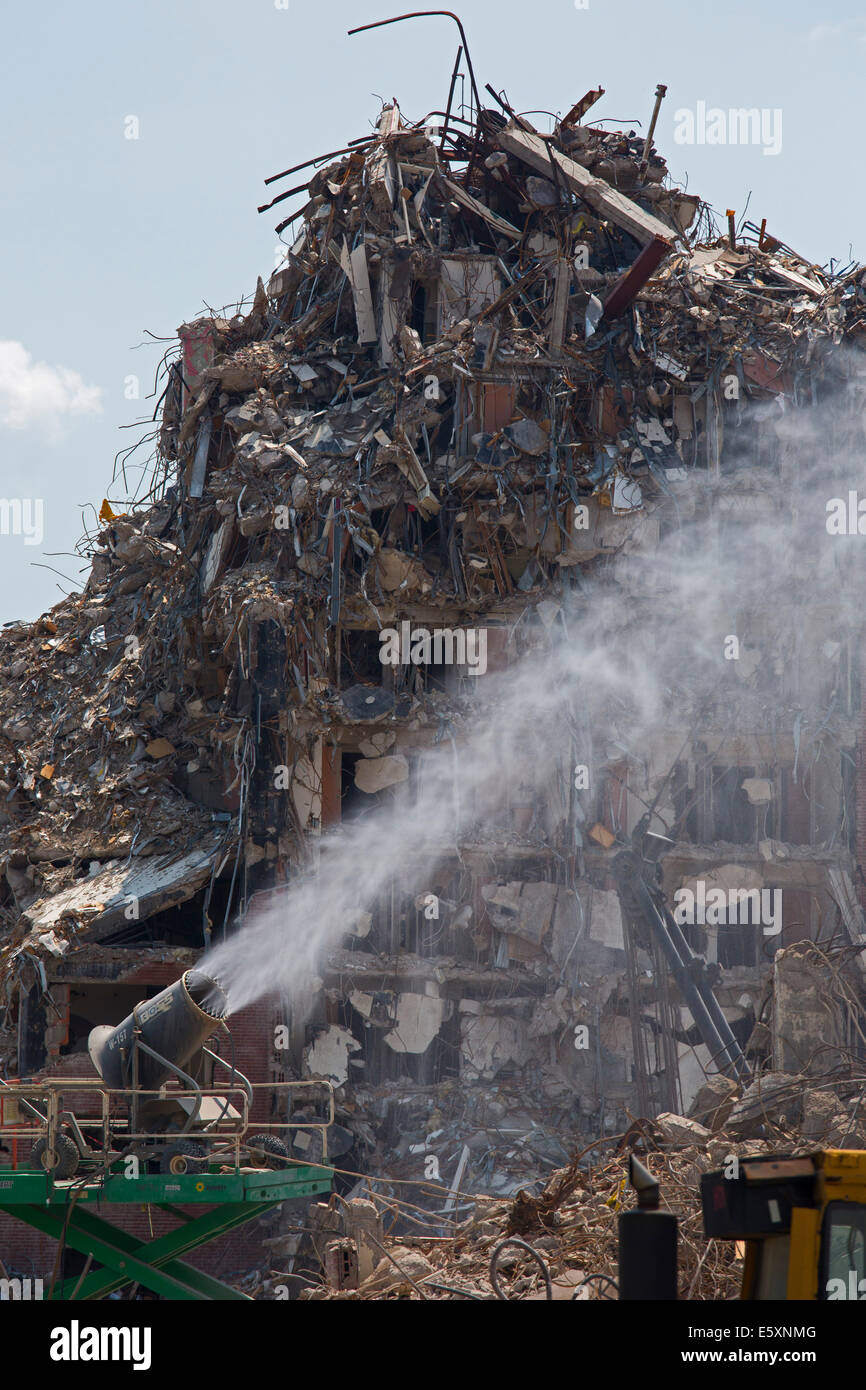 Detroit, Michigan - Demolition of the Brewster-Douglass public housing ...