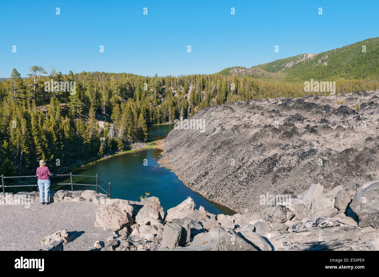 Oregon, Newberry National Volcanic Monument, Newberry Crater, Big ...