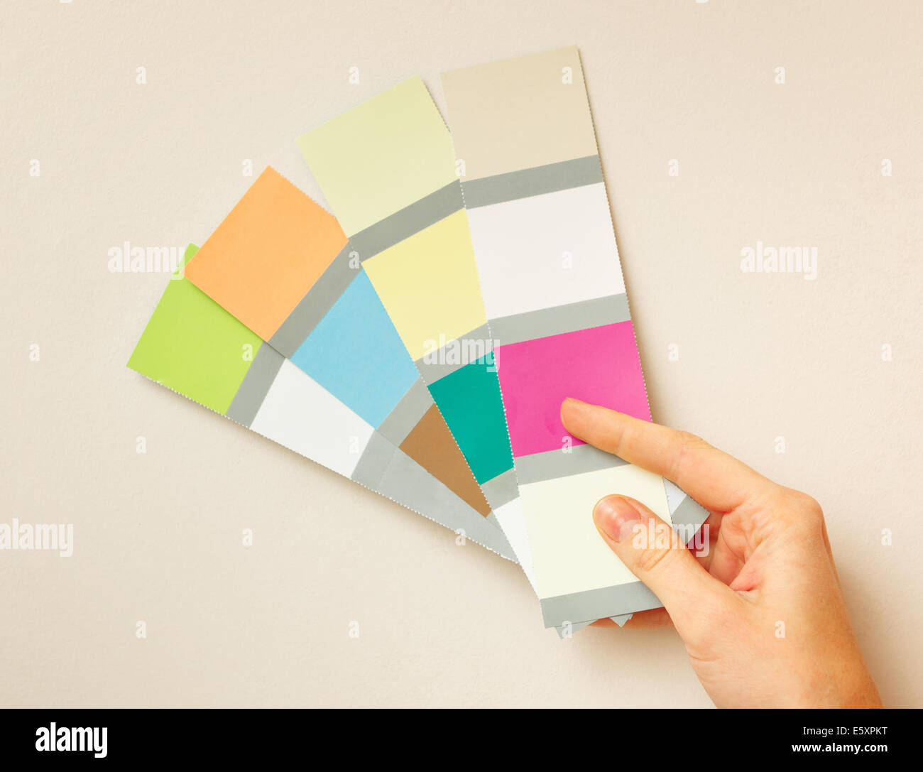 Swatches hand hi-res stock photography and images - Alamy