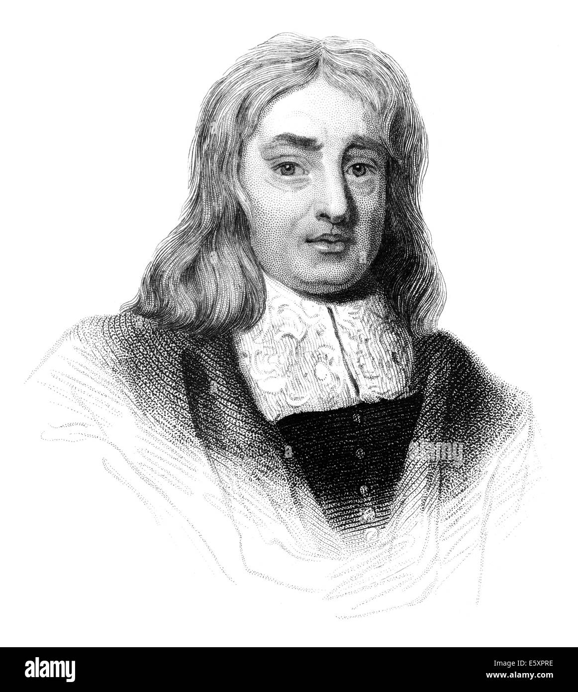 Portrait of Thomas Sydenham, 1624 - 1689, an English physician Stock ...