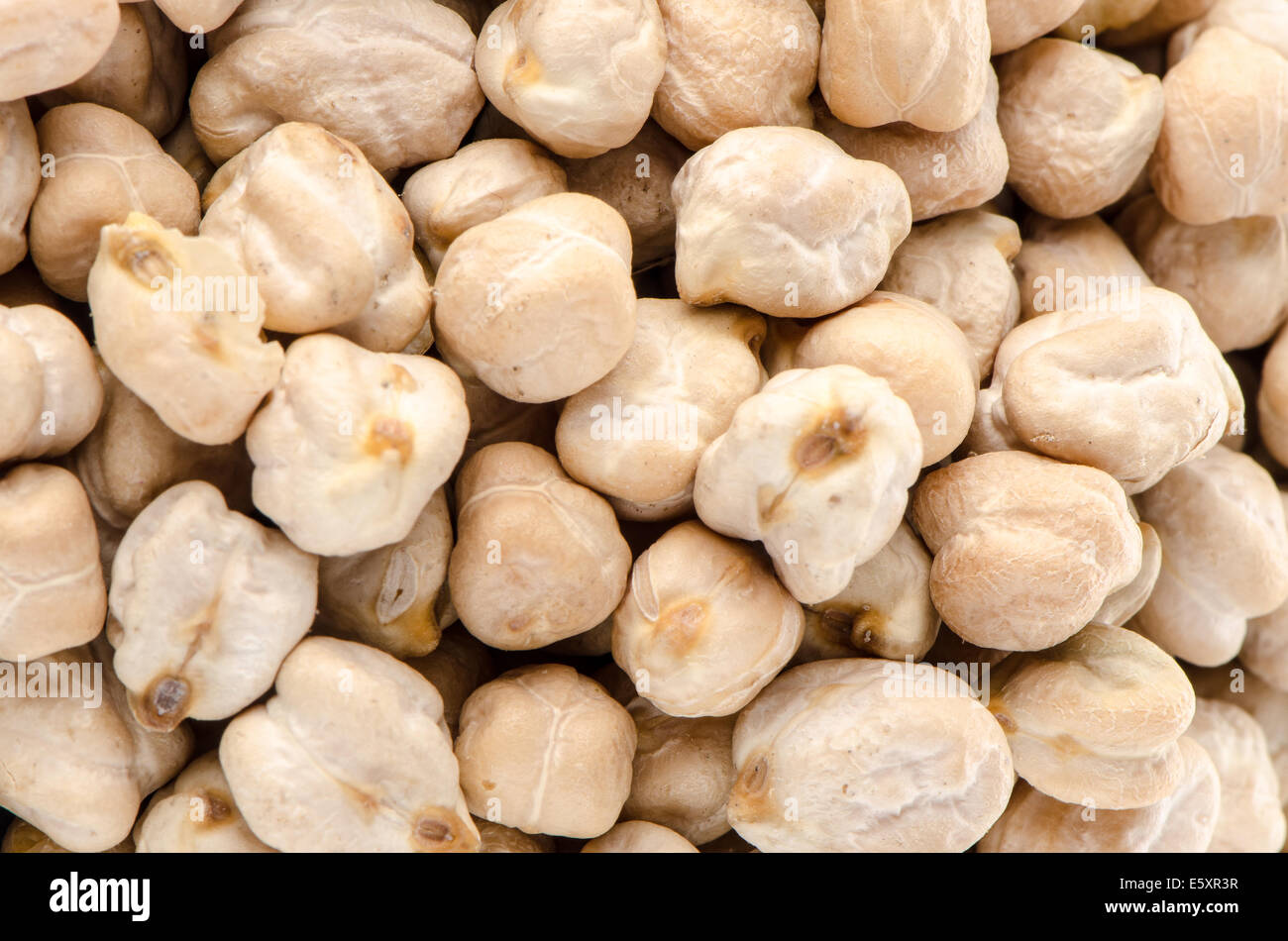 Chickpeas isolated on white background Stock Photo - Alamy