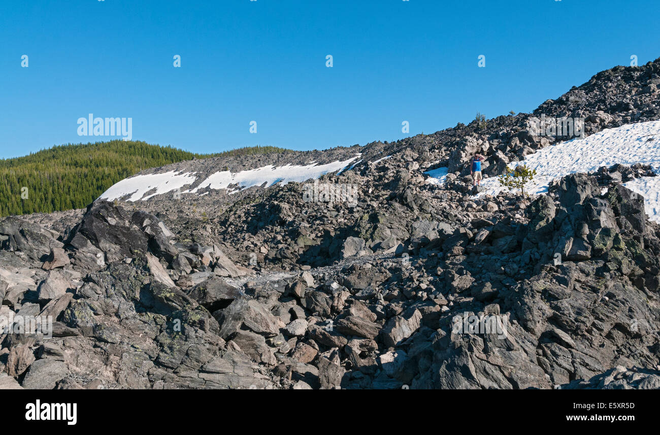 Oregon, Newberry National Volcanic Monument, Newberry Crater, Big ...