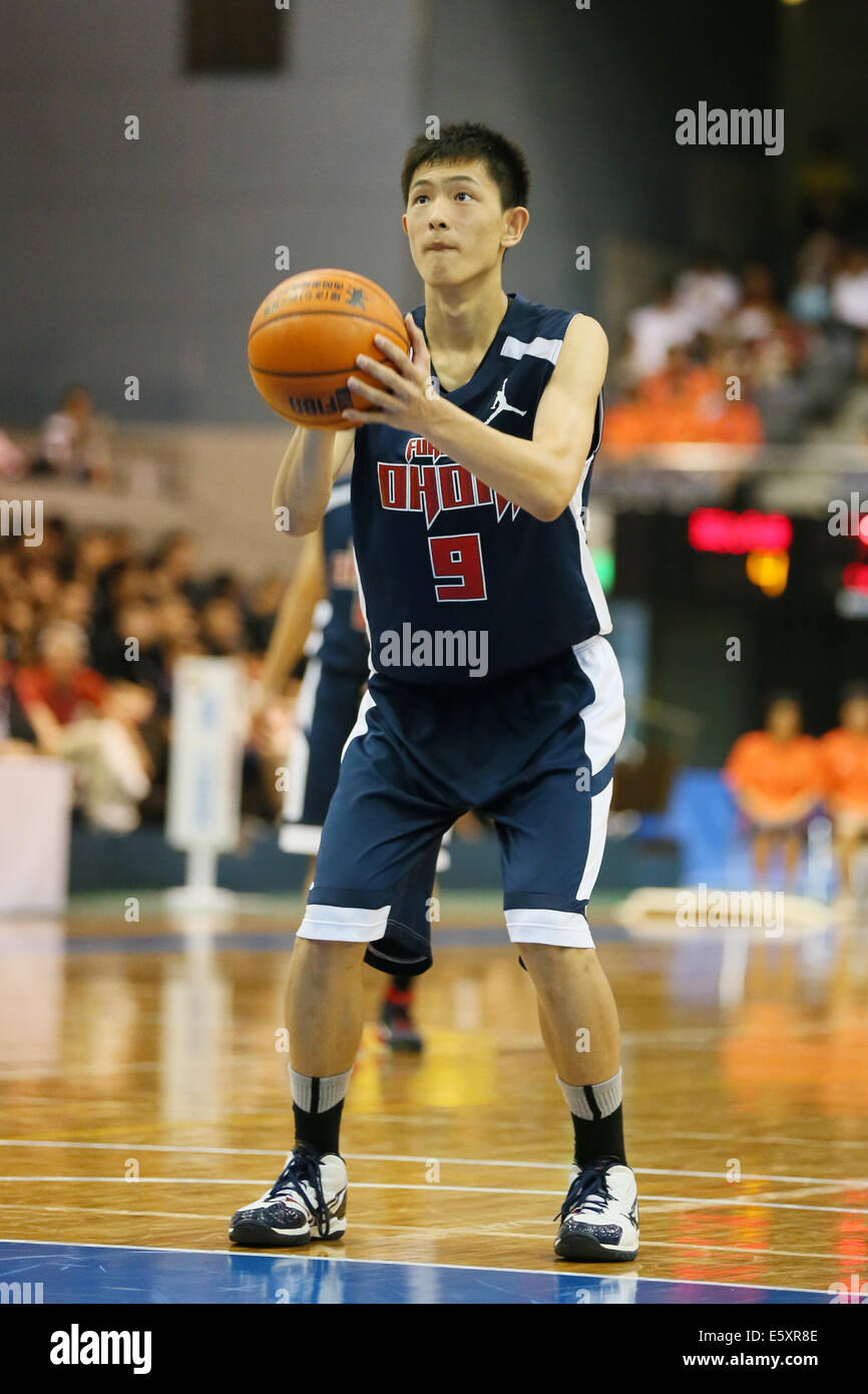 Funabashi Arena, Chiba, Japan. 7th Aug, 2014. Keisuke Masuda (Fukuokadai Ohori), AUGUST 7, 2014 ...