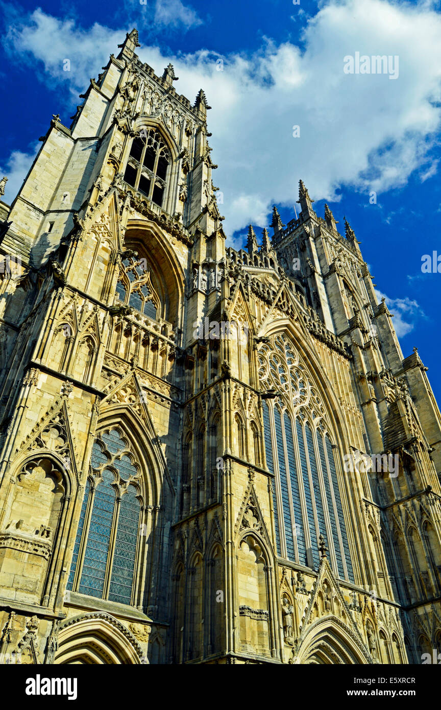 York Minster, the largest gothic cathedral in northern Europe, York ...