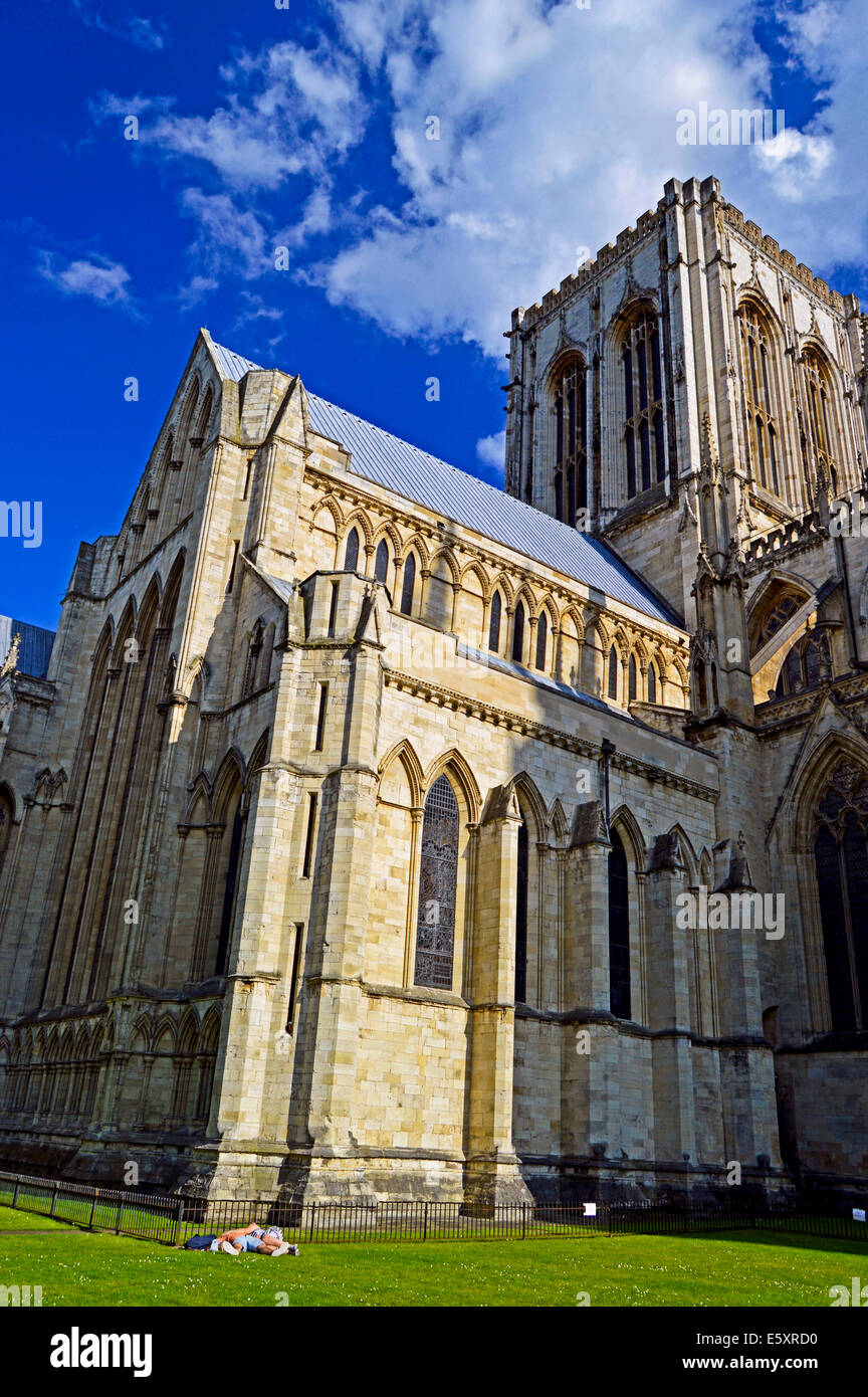York Minster, the largest gothic cathedral in northern Europe, York ...