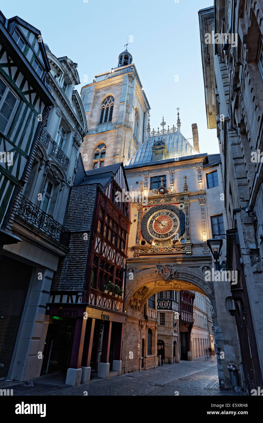 Gros horloge clock tower hi-res stock photography and images - Alamy