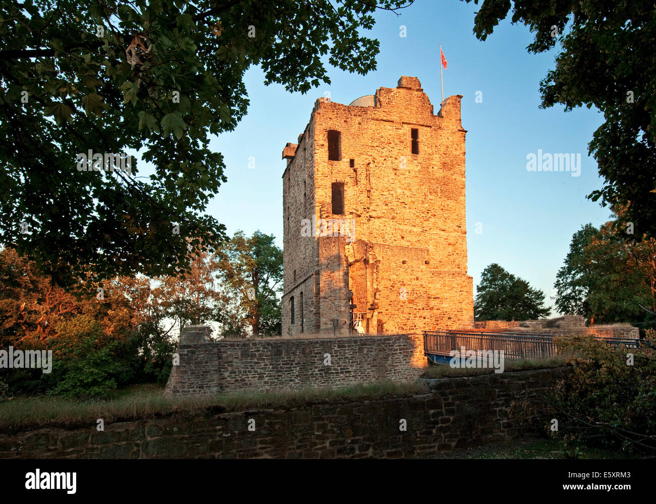 Burg Altendorf castle ruins, Burgaltendorf, Essen, Ruhr Area, North ...
