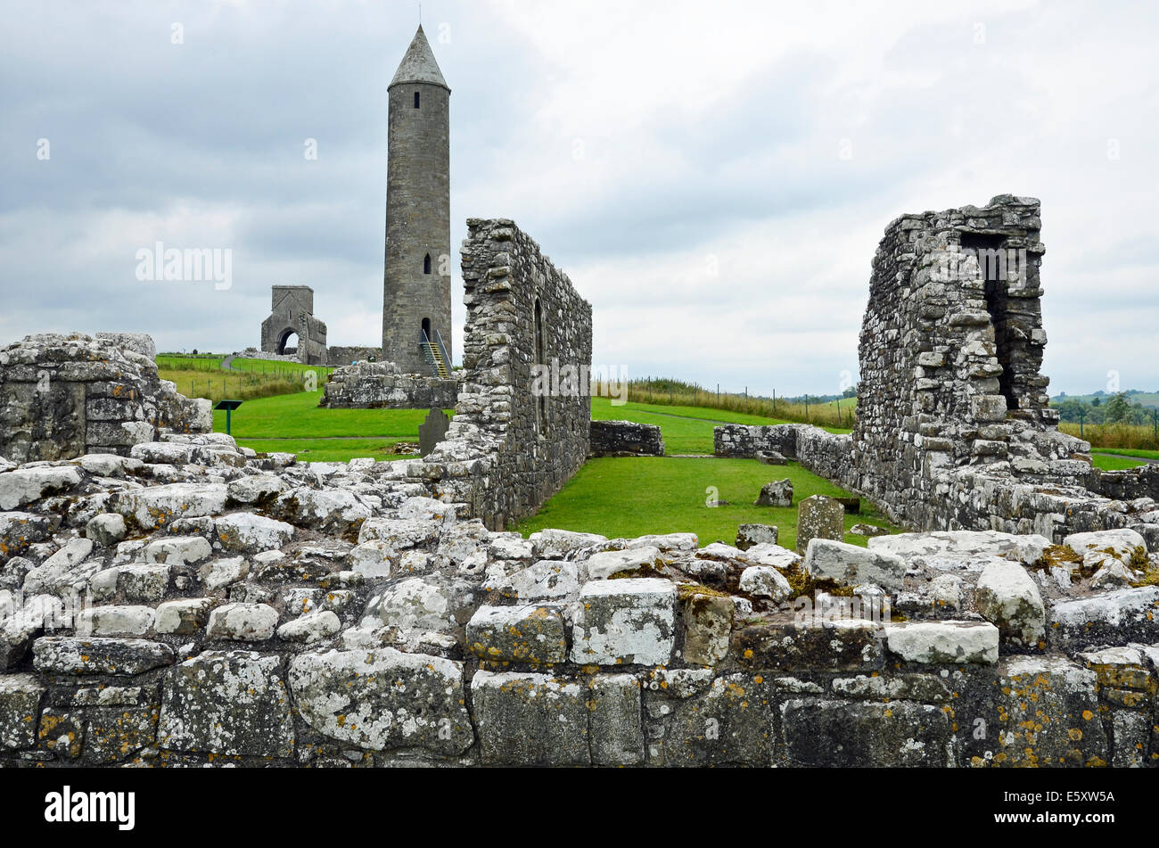 The fine 12th century monastic site on Devenish Island, Lower Lough ...