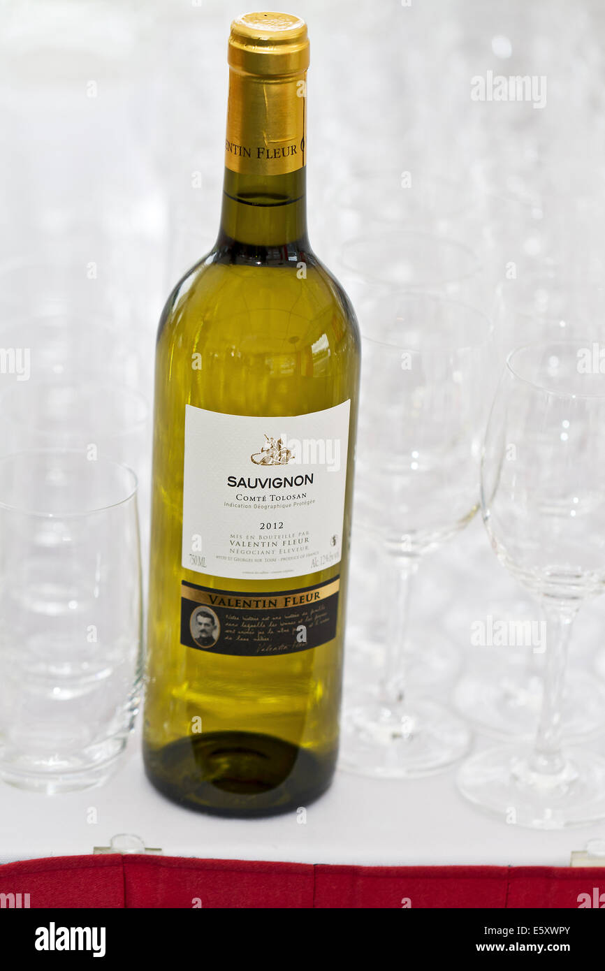 Catering service food buffet selection on white tablecloth Stock Photo ...