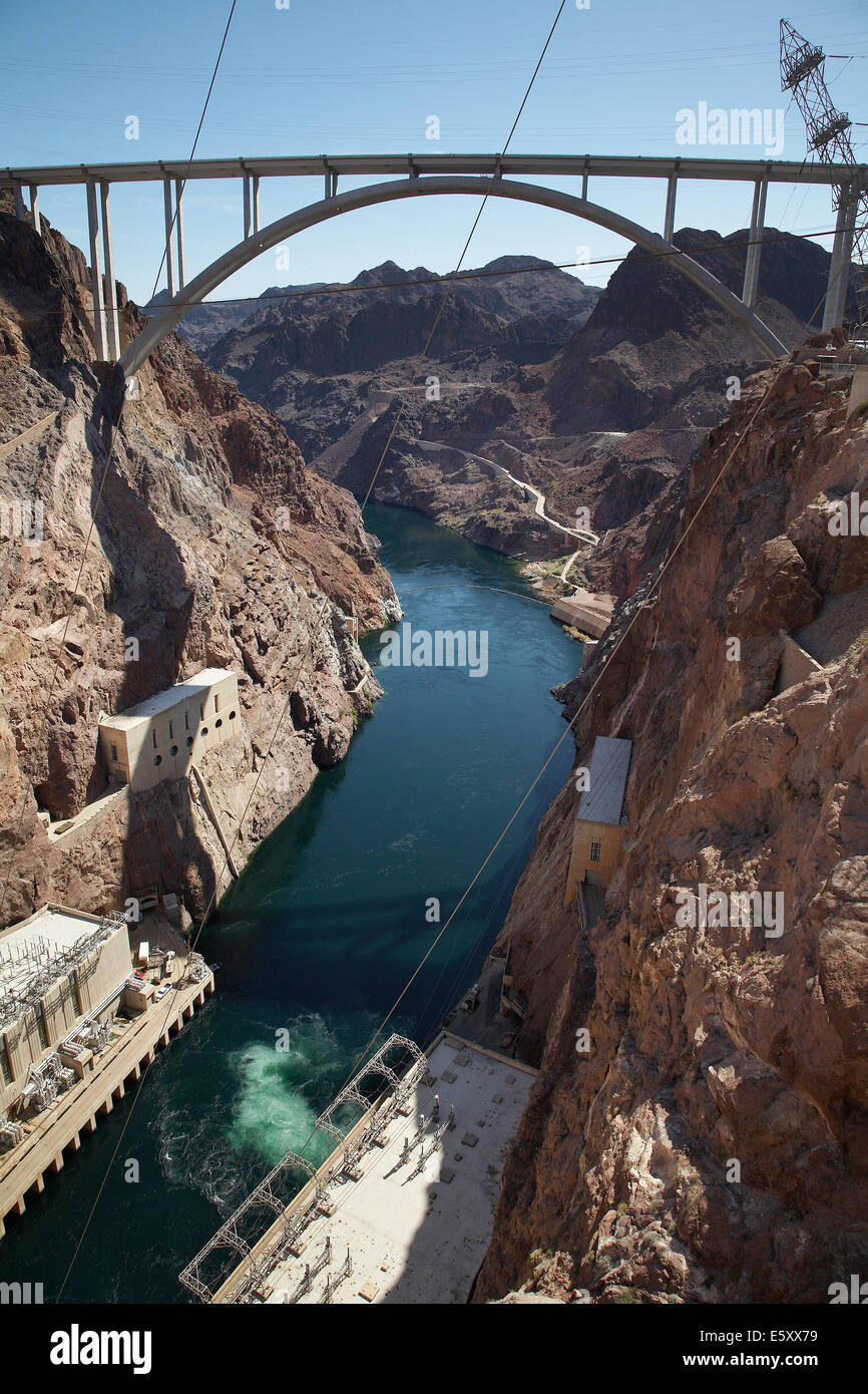 The Mike O'callaghan - Pat Tillman memorial bridge view from the ...