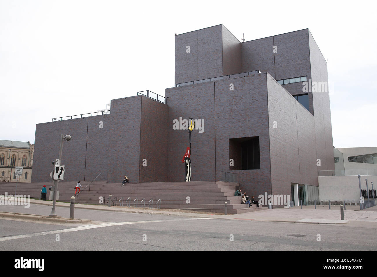 The Walker art center building in Minneapolis, Minnesota, USA Stock ...