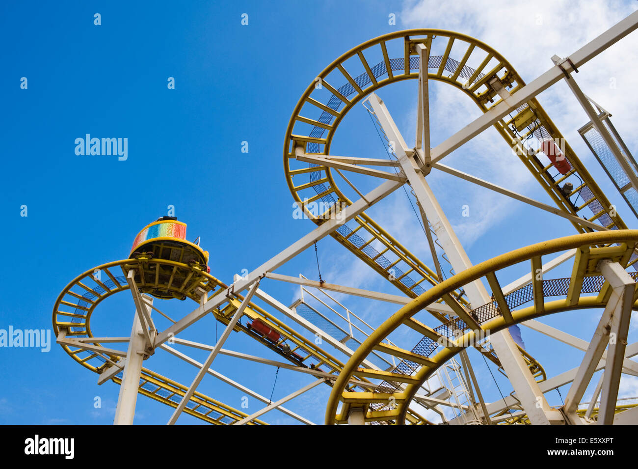 Fun ride on Brighton Pier Brighton East Sussex England UK Stock Photo ...