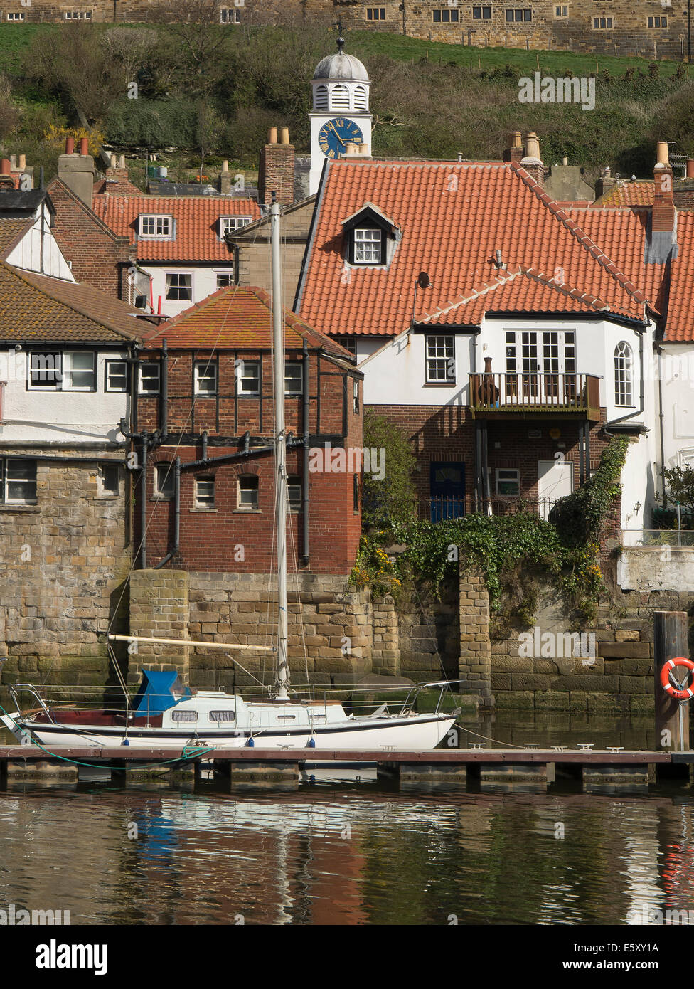 Whitby Old Town and Harbour Front, North Yorkshire Stock Photo - Alamy
