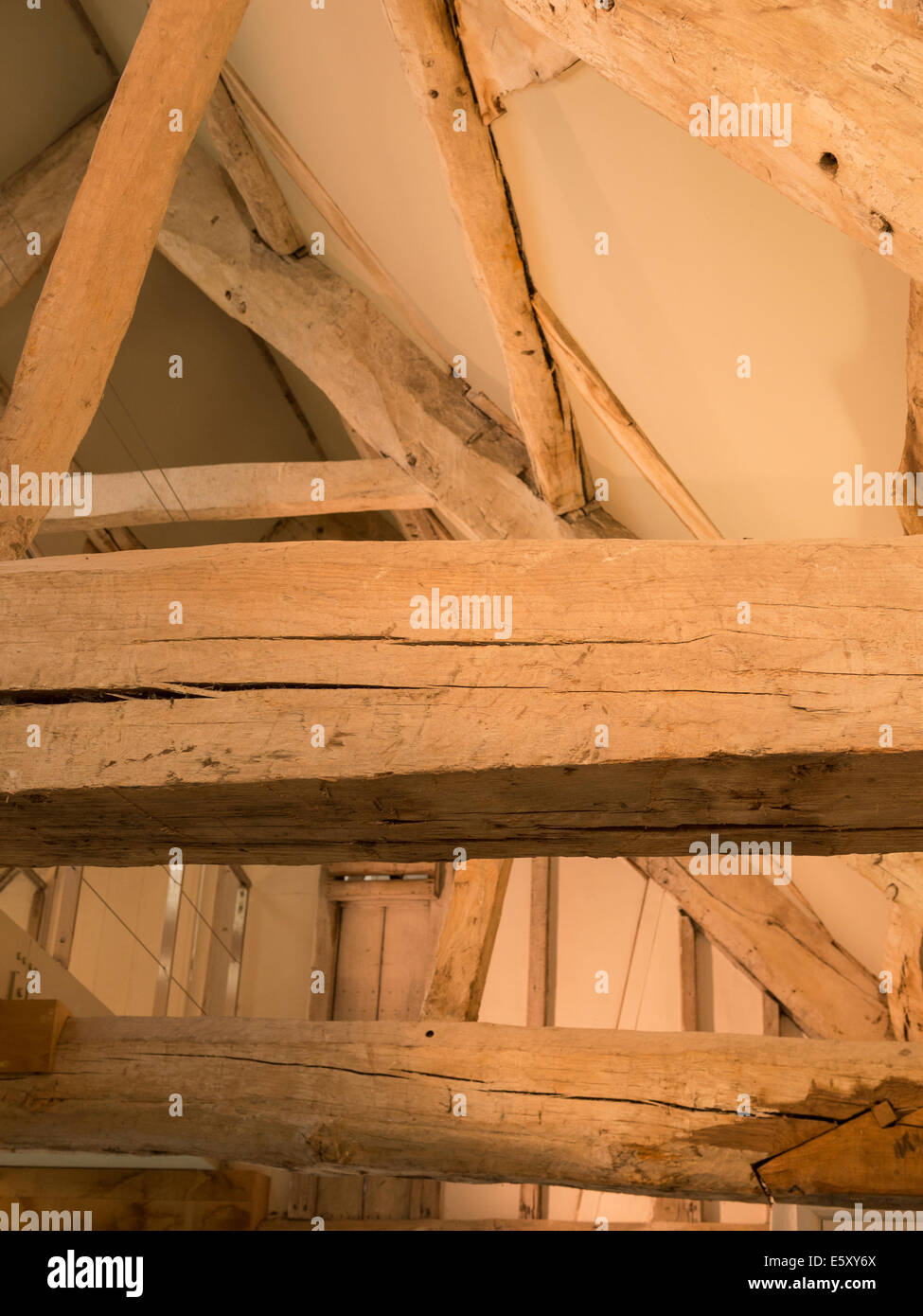 wooden ceiling beams,Hardwick Hall,Derbsyhire,UK Stock Photo - Alamy